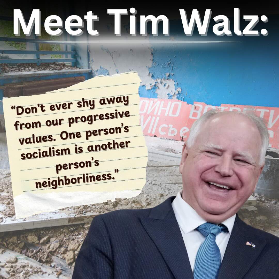 Tim-Walz-socialism - EPautos - Libertarian Car Talk