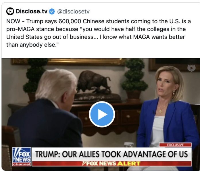 Importing 600,000 Chinese Students is “MAGA”, by Eric Peters | STRAIGHT ...